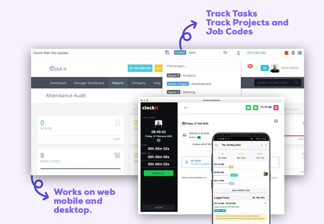 ClockIt - FREE Employee Scheduling
